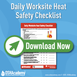 Daily Heat Safety checklist