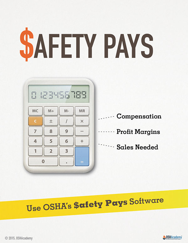 Image of an infographic about safety pays