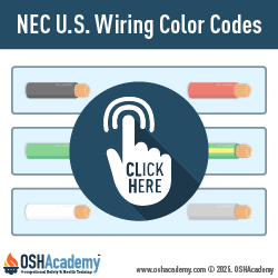infographic of simplified NEC U.S. wiring color codes